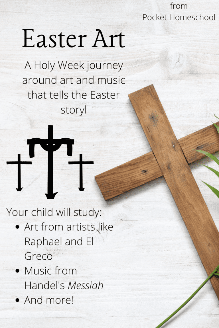 Easter Art: Journey Through Holy Week - Pocket Homeschool